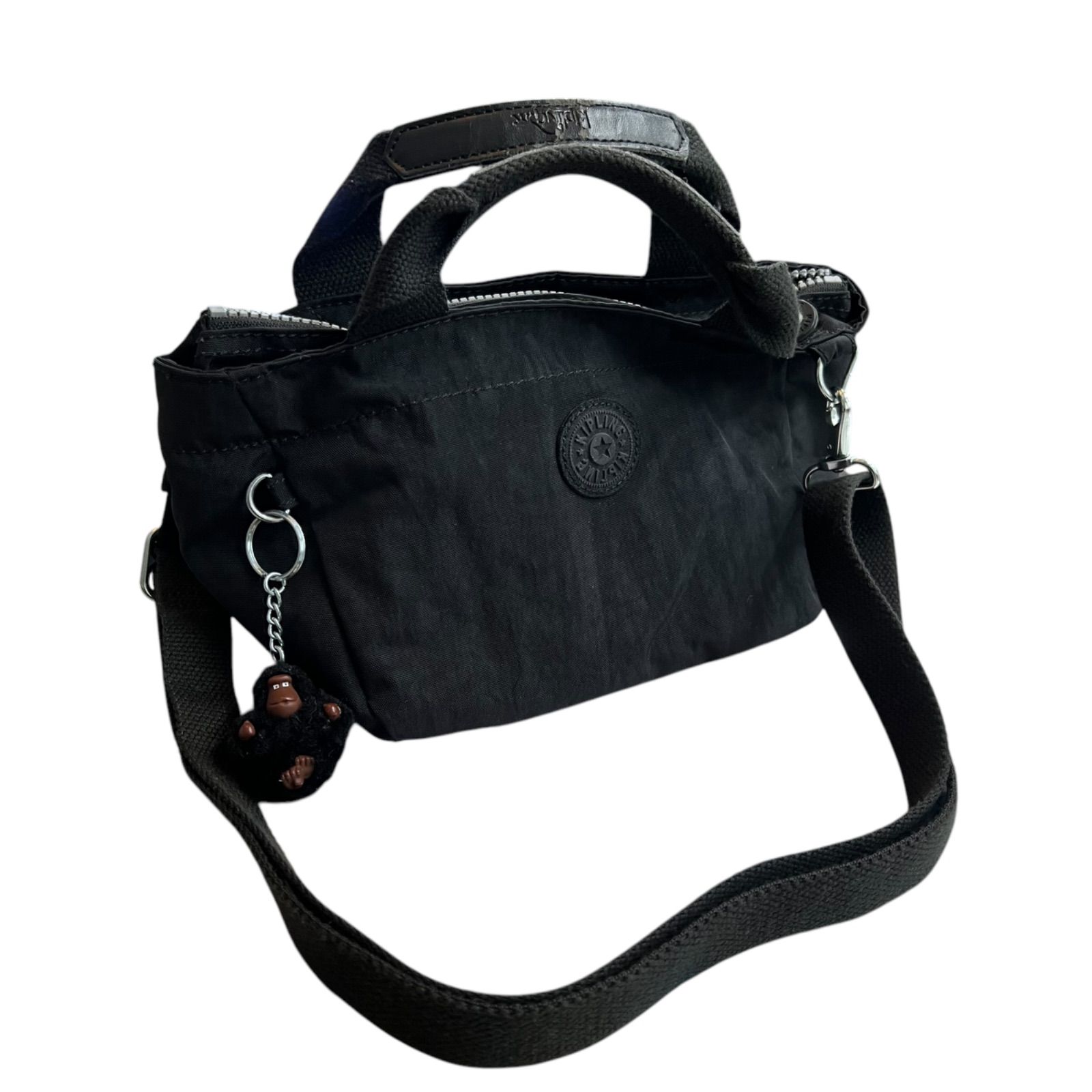 Kipling 2way ミニショルダーバッグ 持ち手劣化有 2ウェイミニボストンショルダーバック キプリング K12437-511 ...
