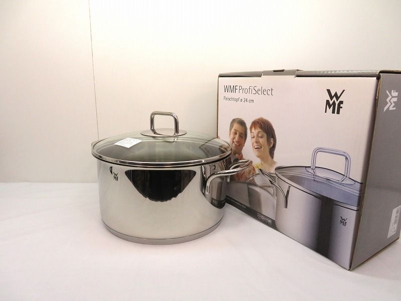 s23g-1003k【中古】WMF ProfiSelect ヴェーエムエフ 両手鍋 CW238 24cm 5.7L IH対応 - 四次元ポケット - メルカリ