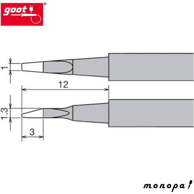 太洋電機産業 goot 替こて先 XST-80G用 XST-80HRT-1 日本製 - メルカリ