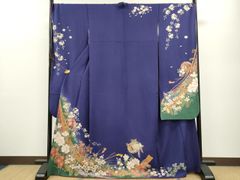 平和屋本店□極上 本場結城紬 重要無形文化財 80亀甲 奥順謹製 吉祥横