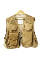 【中古】INNAT インアット 25SS Suede Mesh Vest ピッグ スエード レザー メッシュ ベスト INNAT07-V01 3●■250204 INNAT インアット 25SS Suede Mesh Vest ピッグ スエード レザー