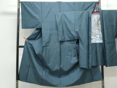 平和屋着物○男性 本場大島紬 アンサンブル 100亀甲 総詰め 正絹 逸品