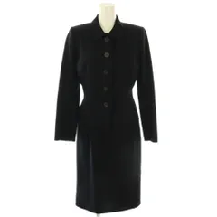 【中古】フォクシー ブティック FOXEY BOUTIQUE ジャケット ワンピース セットアップ 上下 スーツ 38 紺 ネイビー フォクシー ブティック FOXEY BOUTIQUE ジャケット ワンピース