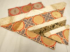 平和屋着物▽上質な小紋 単衣 草花文 蛍暈し 金彩 正絹 逸品