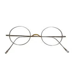 金子眼鏡 型番 KMG-03 K18 YG 一山 メガネ 度入り シルバー×ゴールド サイズ 46□24-148 正規品 / 52973 金子眼鏡 型番 KMG-03 K18 YG 一山 メガネ 度入り シルバー×ゴールド