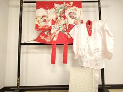 平和屋着物○「anan」ブランド 小振袖 二尺袖 雪輪舞花文 暈し染め