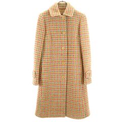 モスキーノ 7分袖 ウール ニット カーディガン USA8 赤系 MOSCHINO