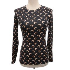 アラヌイ ALANUI ヴァージンウール総柄カーディガン ニット S ブラウン