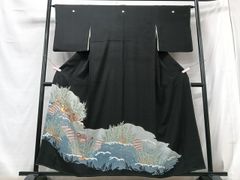 平和屋着物○訪問着 友禅 吉祥花文 暈し染め 正絹 逸品 DAAX4720ps