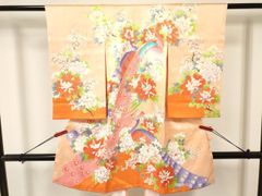 平和屋着物＊夏物 小紋 絽 枝花文 洗える着物 AAAU9174ph - メルカリ