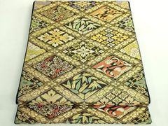 平和屋着物○男性 本場大島紬 アンサンブル 長羽織 100亀甲 総詰め