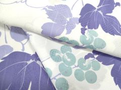 平和屋着物○上質な小紋 鳳凰花蝶松文 鬼しぼ縮緬 正絹 逸品 未使用