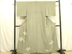 平和屋着物○十日町老舗ブランド 吉澤友禅 吾妻徳穂 訪問着 駒刺繍