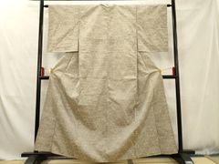 平和屋着物○上質な小紋 溢れ松葉 金彩 三越扱い 正絹 逸品 CAAZ8822th