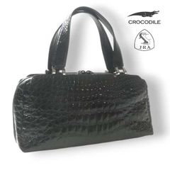 美品 日本製 JRA ジェイアールエー ワニ皮 クロコダイルレザー 美品 日本製 JRA ジェイアールエー ワニ皮 クロコダイルレザー
