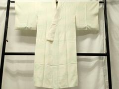 平和屋着物▽上質な紬 単衣 霞文 正絹 逸品 CAAU3936xi