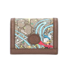 グッチ ディズニーコラボ コンパクトウォレット GGスプリーム 二つ折り