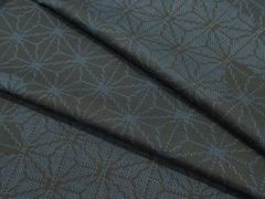 平和屋着物●本場大島紬　7マルキ　麻の葉文様　正絹　逸品　CAAS8655vf 平和屋着物○本場大島紬 7マルキ 麻の葉文様 正絹 逸品 CAAS8655vf