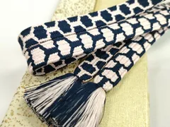 平和屋本店□極上 有職組紐道明 帯締め 亀甲組 宮内庁御用 国立博物館