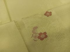 平和屋本店□極上 小紋 単衣 鳥 星 宇宙 やまと誂製 瓶覗色地 洗える