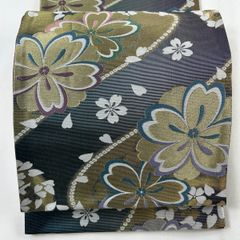 訪問着 身丈164.5cm 裄丈65cm M 袷 落款 辻ヶ花 ぼかし 青灰色 訪問着 身丈164.5cm 裄丈65cm M 袷 落款 辻ヶ花 ぼかし 青灰色
