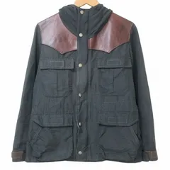 【中古】ジェラード JELADO 60/40クロス マウンテンパーカー ウエスタンヨーク レザー フーデッドジャケット S ジェラード JELADO 60/40 コットンクロス マウンテンパーカー