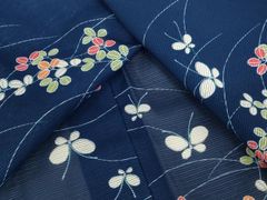 平和屋着物□大変加工の良い総絞り小紋 正絹 逸品 AAAW2947ph